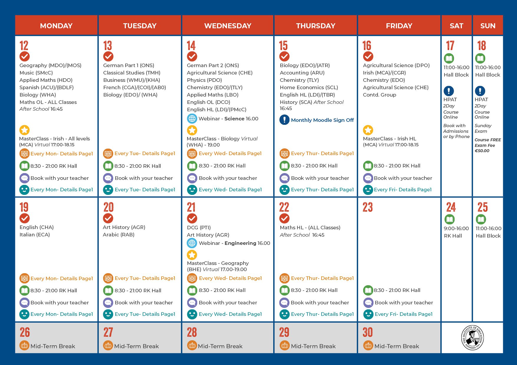 Monthly Newsletter | October 2020 | The Institute of Education