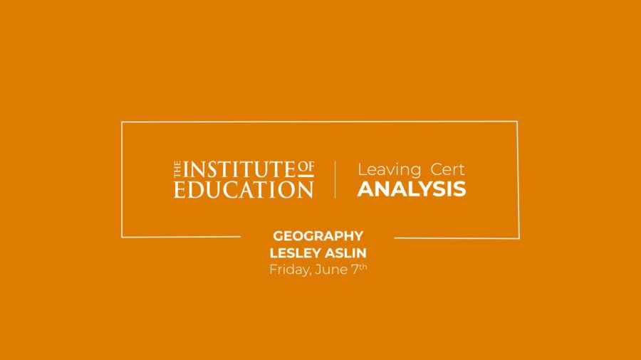 Geography (H): A Fair Paper With Something For Everyone